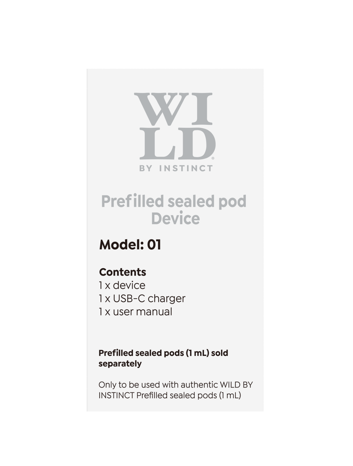 Sleek Black Closed Pod Device - Compact Vaping | BestNWell